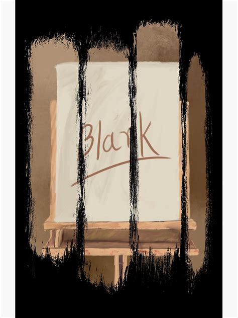 Blank Canvas Syndrome Poster For Sale By Trashy Designs Redbubble