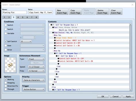 Farming System Using Yanflys Self Switches And Variables Rpg Maker