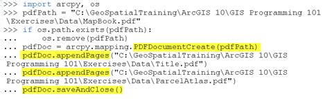 Print And Export Maps From ArcMap With ArcPy Mapping Geospatial Training Services