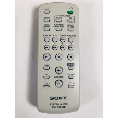 Sony Rm Sc55 Audio System Remote Control — Best Deal Remotes