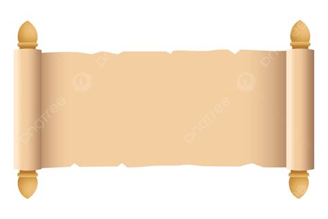 landscape old fashioned scroll of paper vector rolled paper old paper