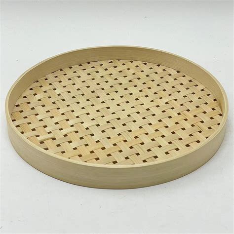 Bay Isle Home™ Round Bamboo Woven Tray Wayfair