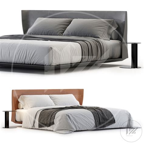B And B Italia Alys Bed 3d Model Cgtrader