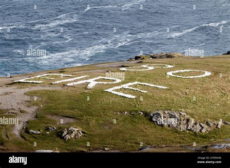 80 Eire Sign At Malin Head County Donegal Republic Of Ireland These