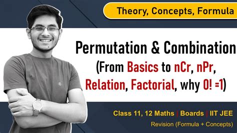 Permutation And Combination From Basics To Ncr Npr Relation Factorial 🎯 Iit Jee Mathematics