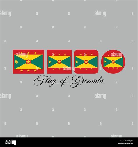 Flag Of Grenada Stock Vector Image And Art Alamy