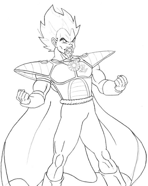 King Vegeta Sketch By Jwientjes On Deviantart
