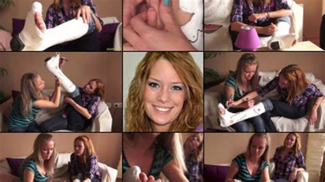 Britney Term Slwc With Toe Spica Cast Art And Deep Foot Massage After