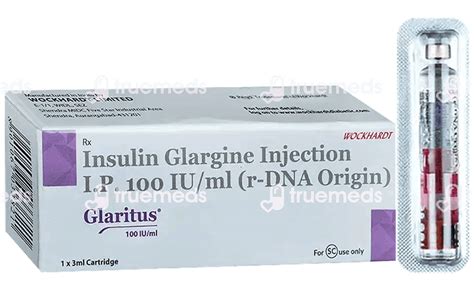 Glaritus 100 Iu Cartridge 3 Ml Uses Side Effects Dosage Price