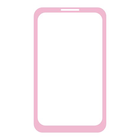 Empty Pink Mobile Phone 40194993 Vector Art At Vecteezy