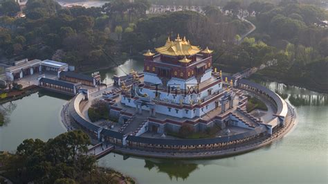 无锡灵山胜境灵山大佛航拍高清摄影大图 千库网