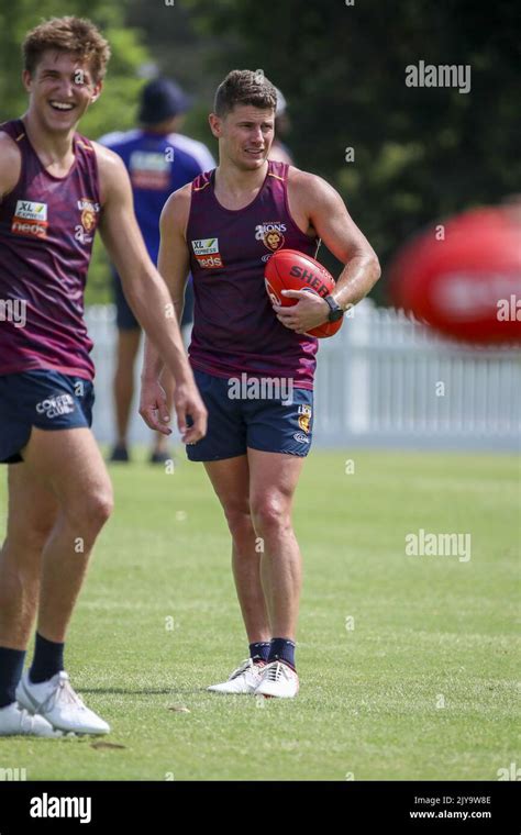 Dayne Zorko In Action During A Training Session With The Brisbane Lions