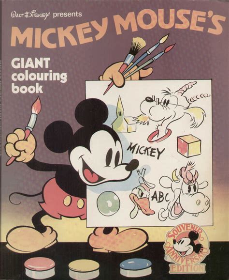 Mickey Mouse Giant Coloring Book