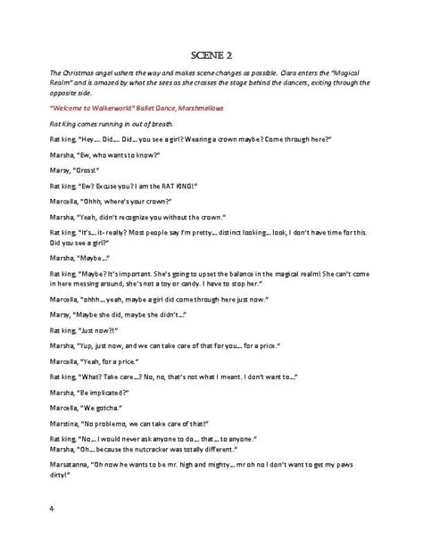 Theater Script The Rat King By Claus Create Tpt