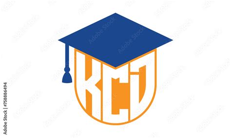 Kcd Initial Letter Academic Logo Design Vector Template School College Logo University Logo