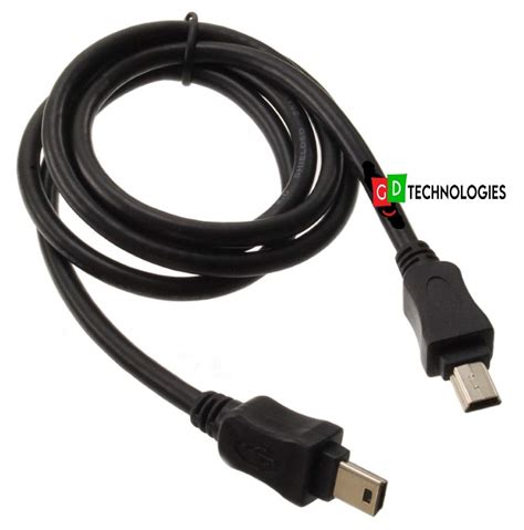 Usb 2 0 Mini B 5 Pin To Mini B 5 Pin Male Male Cable