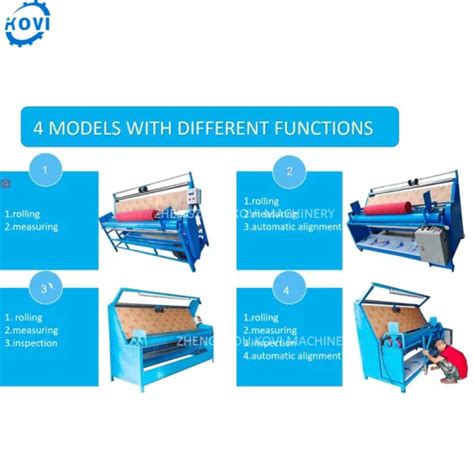 Fabric Meter Counter Rolling Machine Textile Finishing Cloth Rolling