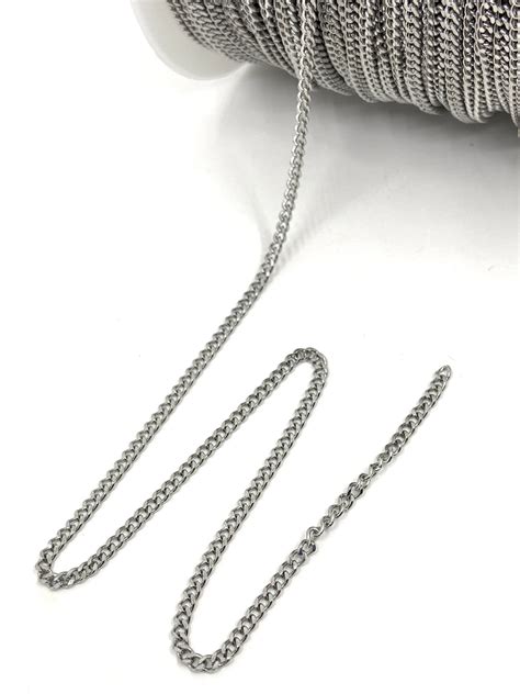 Unfinished Mini Curb Chain