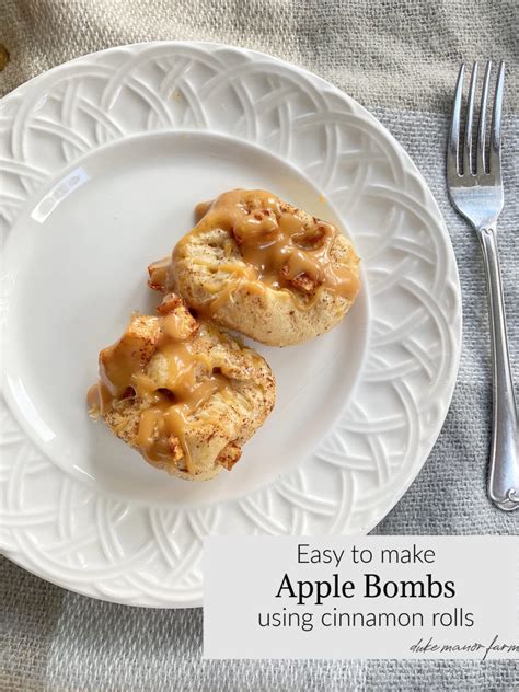 Easy To Make Apple Bomb Treats Duke Manor Farm By Laura Janning