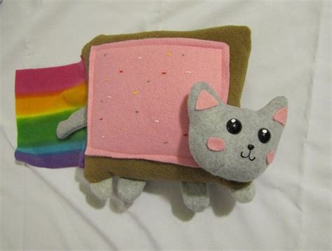 Large Singing Nyan Cat Poptart Cat Plush Etsy Cat Plush Nyan Cat Etsy