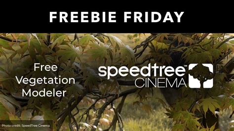 Freebie Speedtree Cinema Modeler Vegetation Toolkit