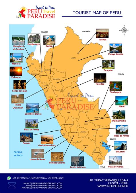 Peru Travel Map 60 Photos