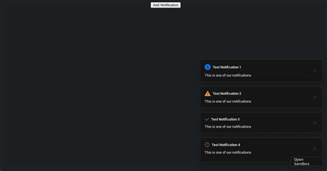 Notifications Test Codesandbox Notifications Test Codesandbox