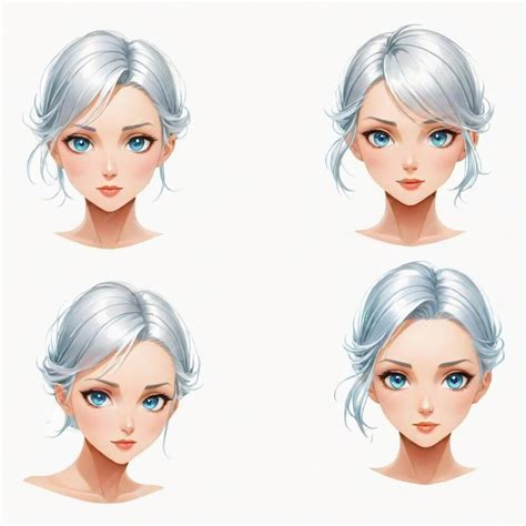 Freezing Cartoon Vector Set White Background Isolated Premium Ai