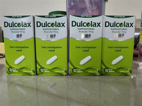 Dulcolax Suppositories Health And Nutrition Health Supplements