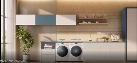 Πλυντήριο Ρουχων Mf200 And Στεγνωτήριο Md200 Midea Fg Europe