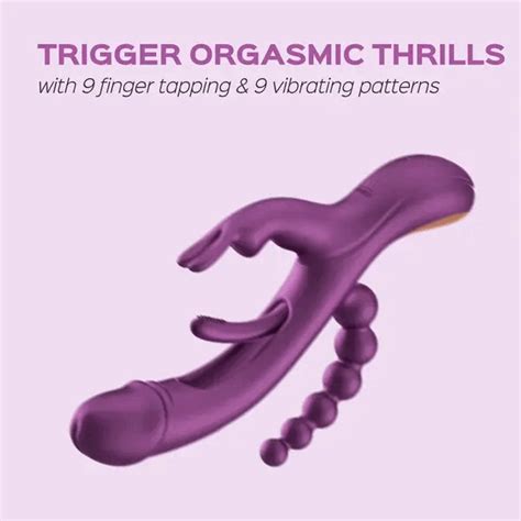 Trilux Kinky Finger Rabbit Vibrator With Anal Beads App Control