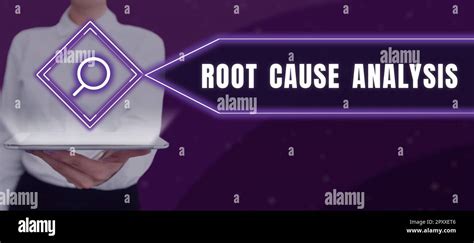 Conceptual Display Root Cause Analysis Word Written On Method Of