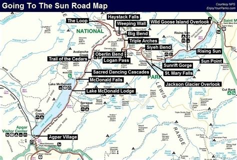 Best Glacier National Park Maps Glimpses Of Our National Parks