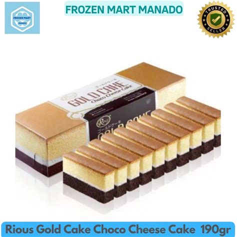 Jual Rious Gold Cake Choco Cheese Cake 190gr Frozen Mart Manado
