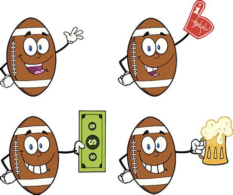 Funny Football Clipart Pictures Illustrations Royalty Free Vector