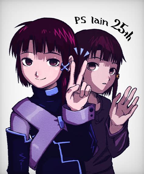 Iwakura Lain Serial Experiments Lain Drawn By Sanosnsk3470 Danbooru