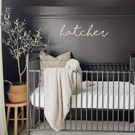 Striking Nursery With Bold Black Backdrop Soul And Lane
