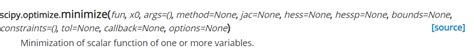scipy optimize minimize 非线性规划 lypbendlf 博客园