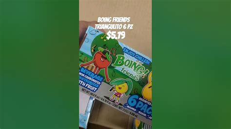 Jugo Boing Triangulo 6 Piezas 5 19 Boing Pascual Mango Manzana