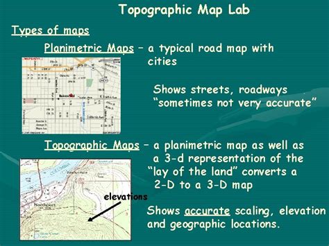 Interpretation And Construction Of Topographic Maps Goals Of