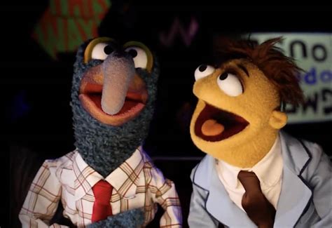 Gonzo And Walter Of The Muppets Take A Ride On Journey Into Imagination