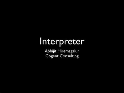 Interpreter Pdf