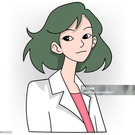 Happy Businesswoman With An Innocent Face Pessimistic About Work Stock