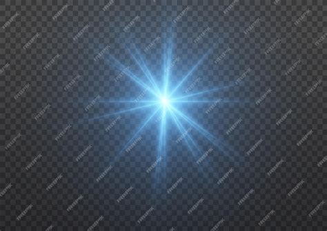 Premium Vector Glow Light Effect Bright Sun Or Star Vector