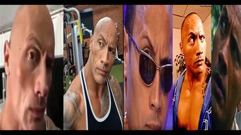 The Rock Eyebrow Raise Meme All Versions The Rock Sus Meme Compilation