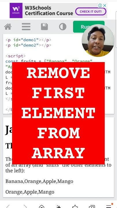 Shift Method In Javascript Programmingwithrakesh Youtube