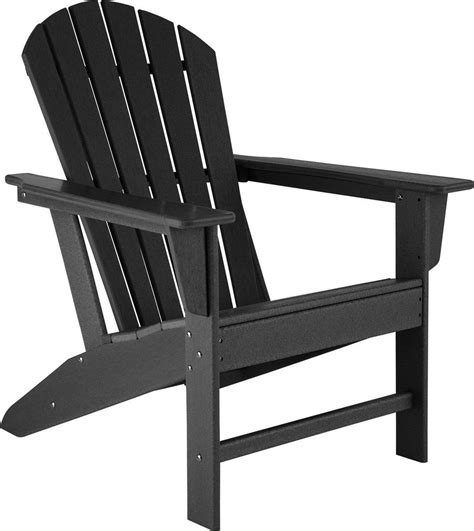 Tectake Tuinstoel Janis Ergonomische Vorm Met Licht Holle Rugleuning