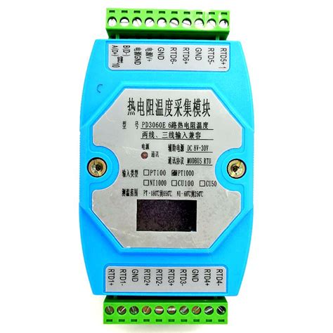 6 Weg Pt100 Pt1000 Temperatur Erwerb Modul Temper Grandado