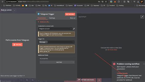 Issue With Telegram Webhooks In N8n Running On Docker Questions N8n Community