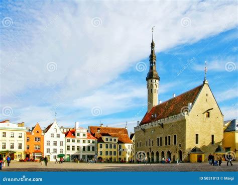 Tallinn Medieval Town Hall Stock Image Image Of Hall 5031813